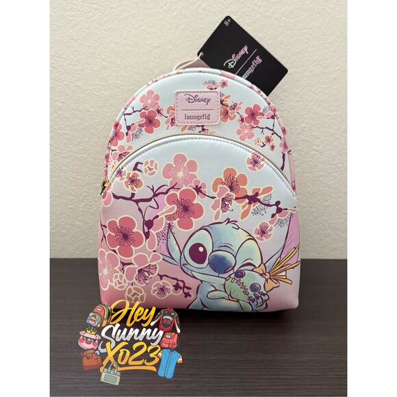 Loungefly | Bags | Loungefly Disney Stitch Scrump Cherry Blossoms Mini ...